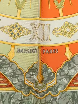 Hermès 2000-2026 Carpe Diem Silk Scarf 90 Scarves - Multicolour