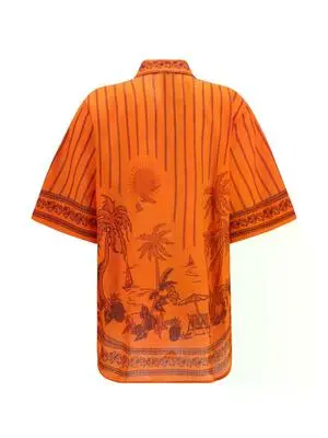 ALEMAIS Boathouse Shirt - Orange