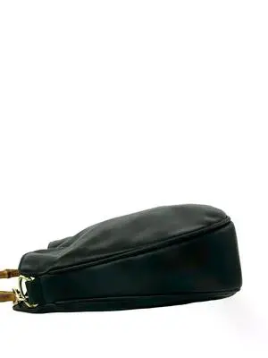 Gucci 20th Century Calfskin Bamboo Satchel