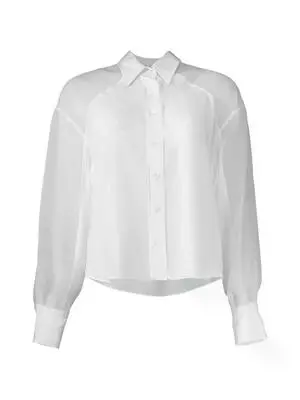 Brunello Cucinelli Monili Embellished Silk Shirt