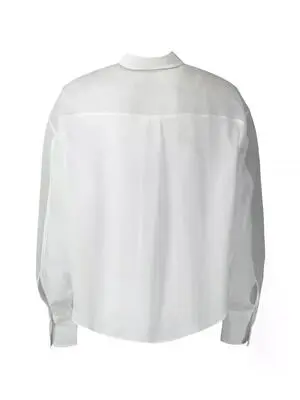 Brunello Cucinelli Monili Embellished Silk Shirt