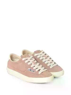 AUTRY Windscape Low Sneakers In Pigeon And Marshmallow Suede
