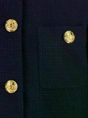 Valentino Garavani Caban In Plain Wool Tweed