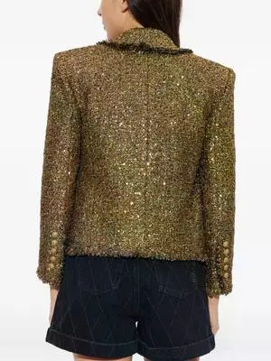 Balmain Sequin-embellished Tweed Blazer