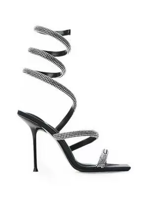 Alexander Wang Julie Crystal-coil Sandals