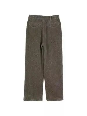 ZIGGY CHEN Chenille Cloth Straight-leg Trousers