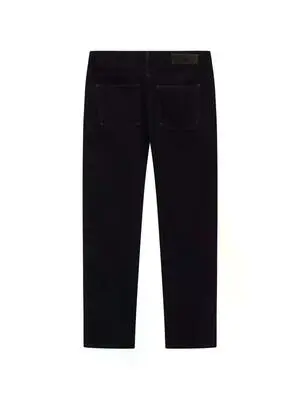 Giorgio Armani Straight-leg Corduroy Trousers - Black