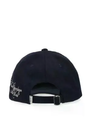 LES DEUX Logo-patch Embroidered Baseball Cap - Blue
