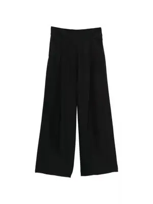 Emporio Armani Pleated Wide-leg Trousers