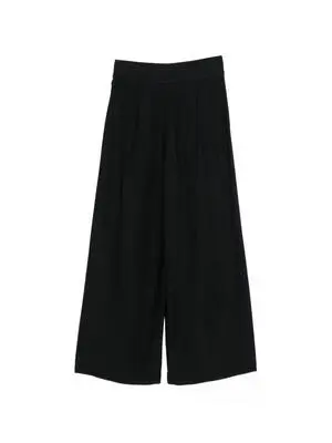 Emporio Armani Pleated Wide-leg Trousers