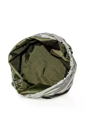 TOPOLOGIE Reversible Drawstring Bucket Clutch Bag