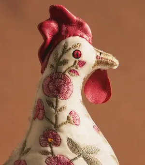 ANKE DRECHSEL Silk Megan Hen Ornament