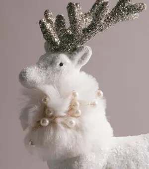 Harrods Glitter Blitzen Reindeer Ornament