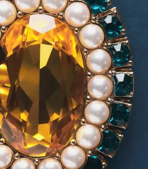 JOANNA BUCHANAN Crystal And Faux Pearl Embellished Pendant Decoration