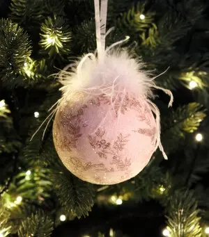 Harrods Glitter Bird Bauble
