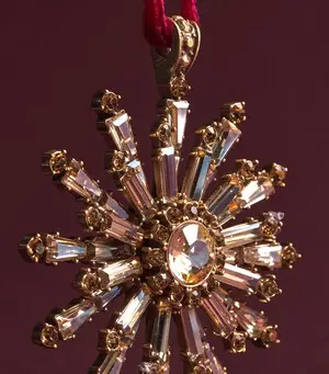 JOANNA BUCHANAN Crystal-embellished Snowflake Tree Decoration