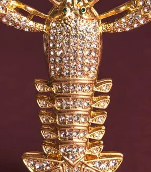 JOANNA BUCHANAN Crystal-embellished Lobster Tree Decoration