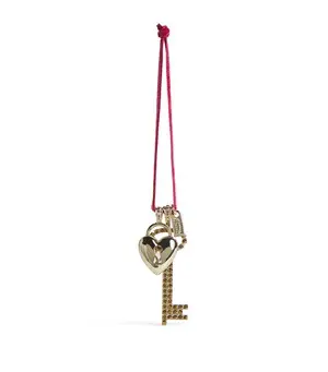 JOANNA BUCHANAN Lock And Key Tree Decoration - Gold