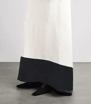 ABADIA Strapless Diana Maxi Dress