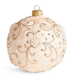 Harrods Faux Pearl Cluster Bauble - Silver
