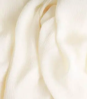 ABADIA Chiffon High-neck Kaftan