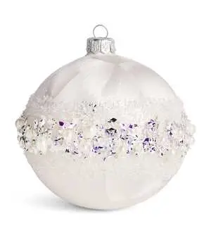 Harrods Sequin Cluster Bauble - White