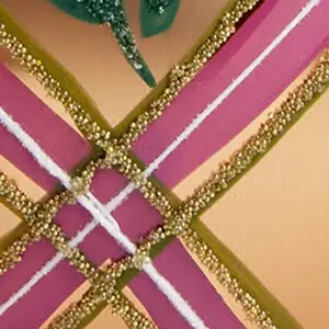 Harrods Glitter-embellished Floral Bauble