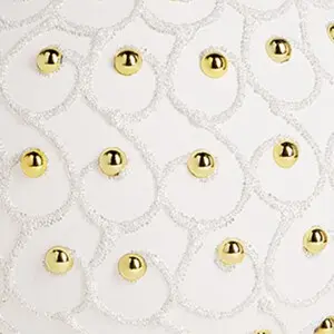 Harrods Embellished Glitter Swirl Bauble
