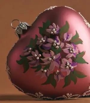 Harrods Floral Heart-shaped Tree Decoration