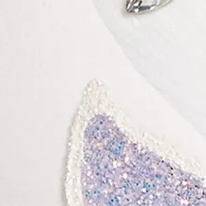 Harrods Glitter Floral Bauble