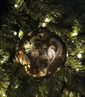 Harrods Glass Bird Bauble