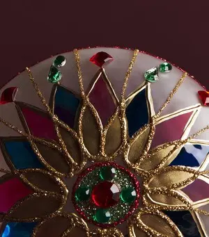 Harrods Glass Compass Bauble