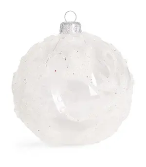 Harrods Bead-embellished Bauble - White