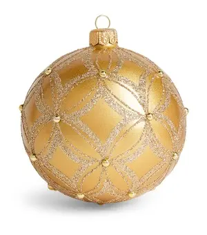 Harrods Shimmer-effect Glitter Bauble