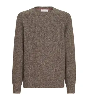 Brunello Cucinelli Cashmere-silk Sweater - Brown