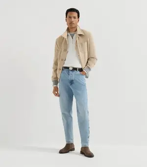 Brunello Cucinelli Cotton Rib-knit Quarter-zip Sweater