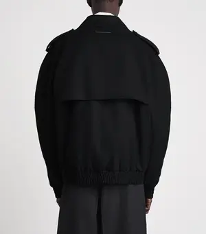 MAISON MARGIELA Cotton Twill Bomber Jacket