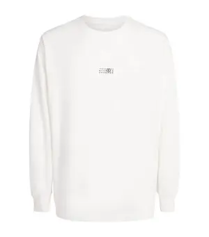 MAISON MARGIELA Cotton Numerical Logo T-shirt - White