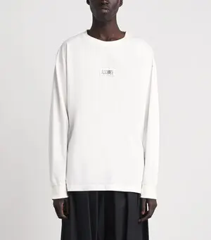 MAISON MARGIELA Cotton Numerical Logo T-shirt