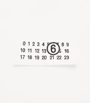 MAISON MARGIELA Cotton Numerical Logo T-shirt