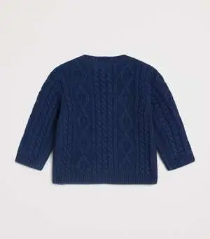 TARTINE ET CHOCOLAT Cable Knit Sweater