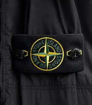 Stone Island Nylon Stretch-tc Hooded Jacket - Black