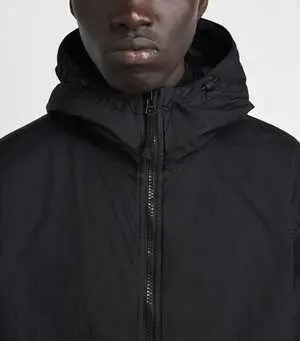 Stone Island Nylon Crinkle Reps Hooded Jacket