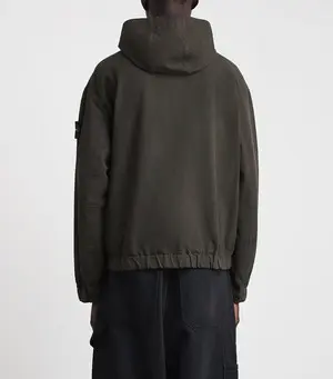 Stone Island Organic Cotton Ripstop Hooded Overshirt