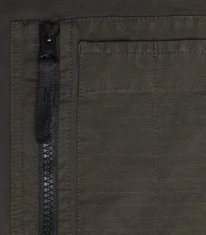 Stone Island Organic Cotton Ripstop Hooded Overshirt