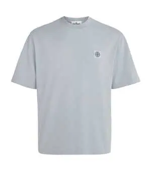 Stone Island Cotton Logo T-shirt - Grey