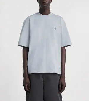 Stone Island Cotton Logo T-shirt - Grey