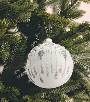 Harrods Glass Embellished Bauble
