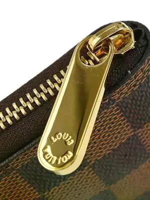 LOUIS VUITTON 2010 Damier Ebène Zippy Wallet
