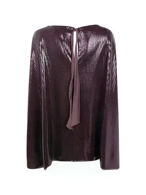 Alberta Ferretti Embellished Cape